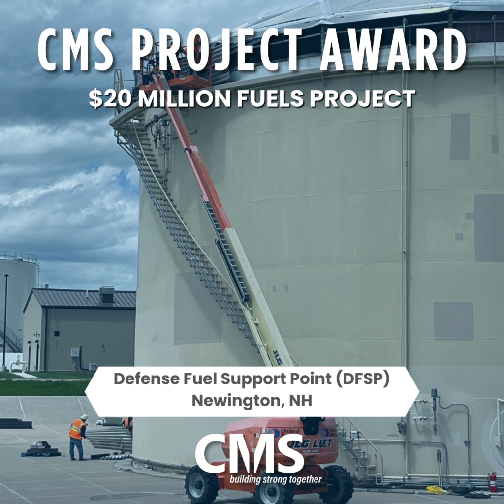 CMS Wins $20M Project at Defense Fuel Support Point (DFSP) Newington ...